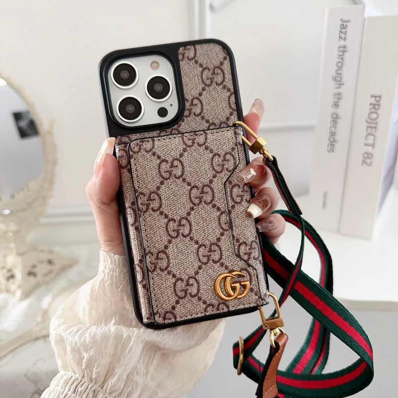 GG Side Card Bag Crossbody iPhone Case – Casefuns